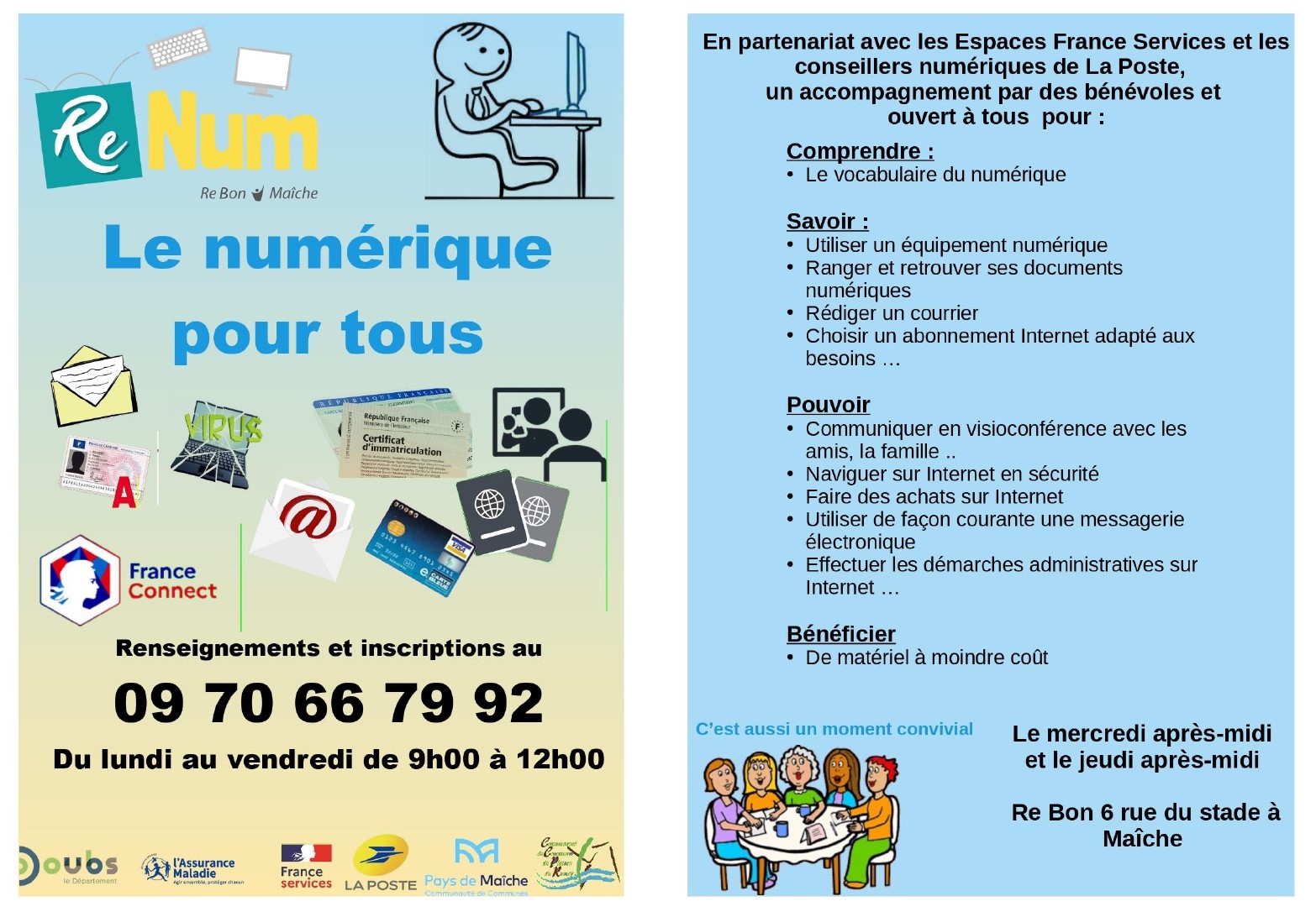 Commune de Charquemont | RENUM, POUR APPRIVOISER LE NUMERIQUE